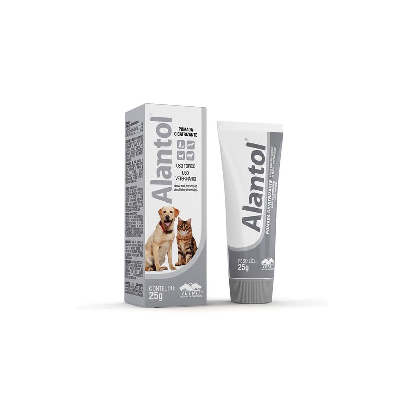 Pomada Vetnil Cicatrizante Alantol | Amaro's Bichos Pet Shop